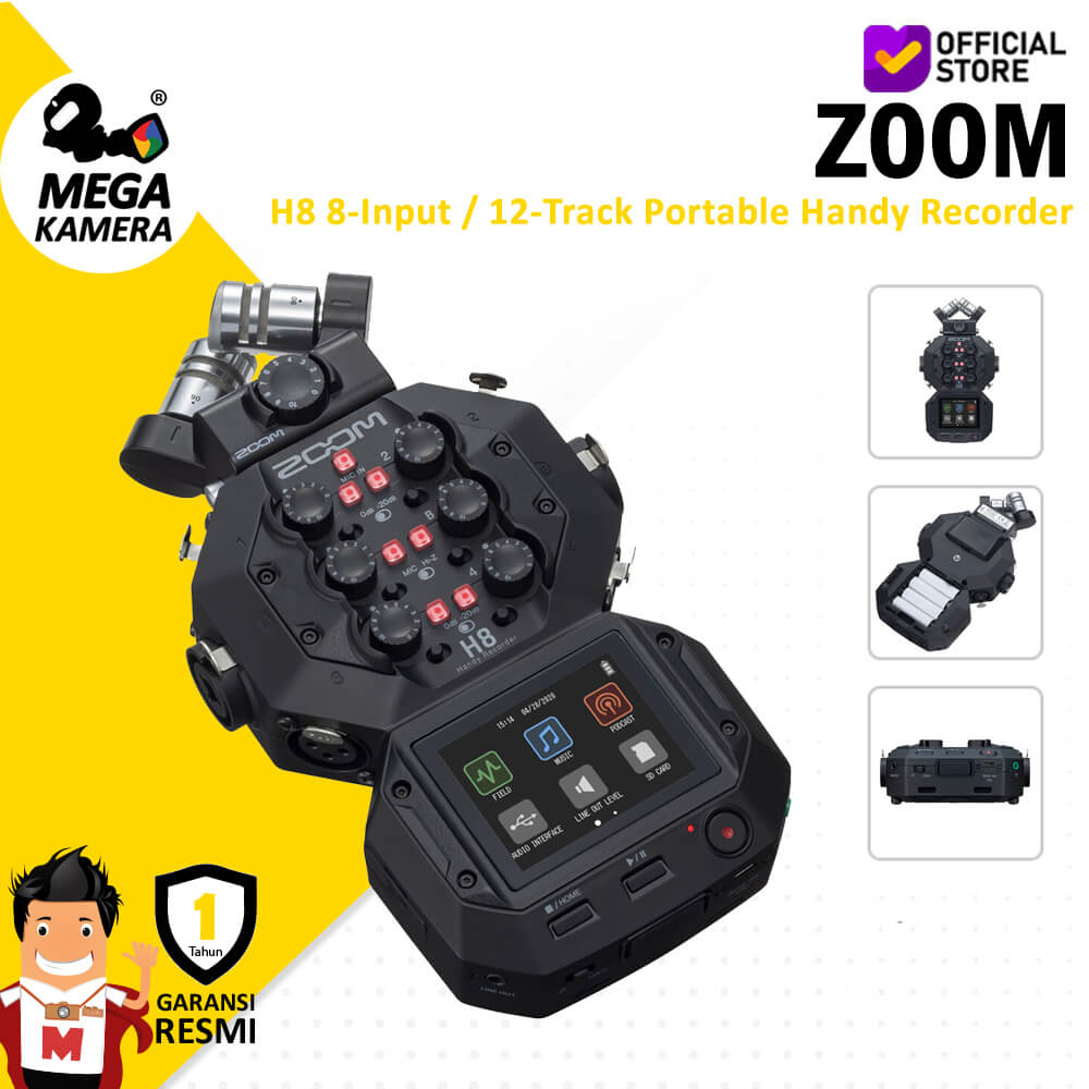 Zoom H8 Portable Handy Recorder – Megakamera.com