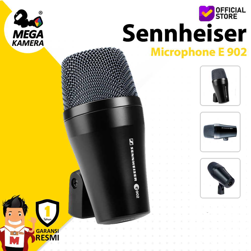 Sennheiser E902 Cardioid Dynamic Kick Drum Microphone – Megakamera.com