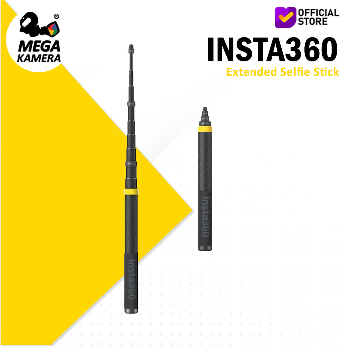 Insta360 Extended Selfie Stick for X3, ONE RS X2 R X and ONE – 3M ...