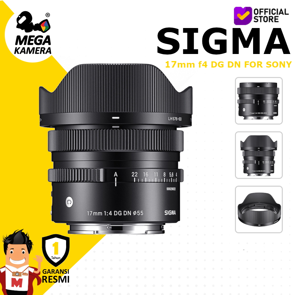 Sigma Lensa 17mm f/4 DG DN Contemporary Lens (Sony E) – Megakamera.com