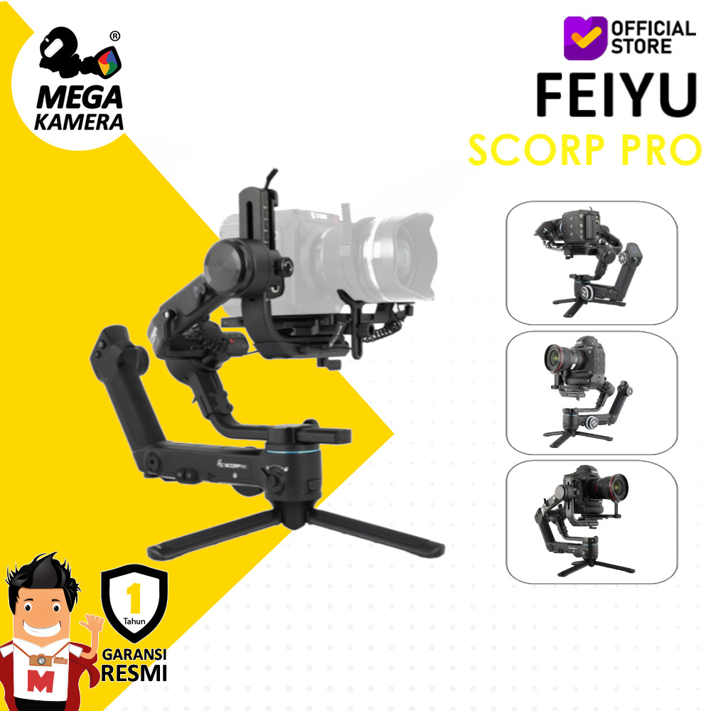 Feiyu Scorp Pro 3-Axis Gimbal Stabilizer – Megakamera.com