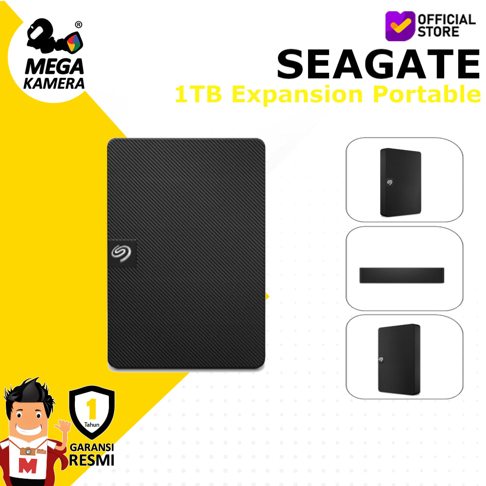 Seagate 1TB Expansion Portable USB 3.0 External Hard Drive – Megakamera.com