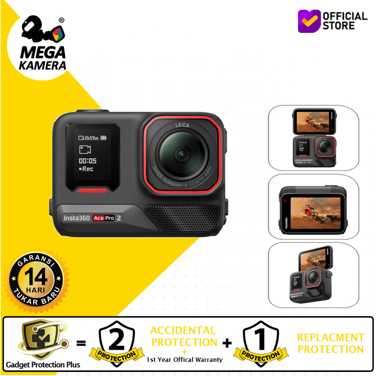 Insta360 Ace Pro 2 Action Camera Standard Bundle – Megakamera.com