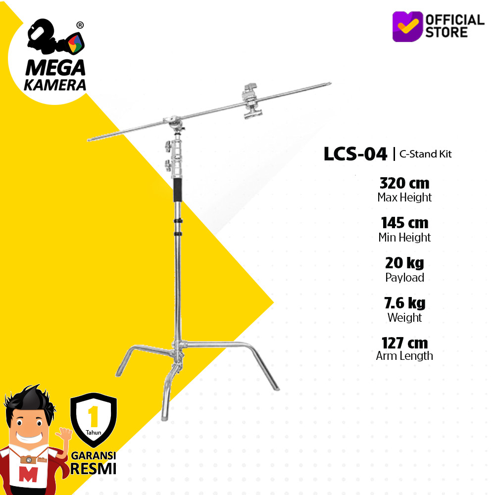 E-Image LCS-04 C-Stand Grip Arm Kit - C STAND & BOOM ARM – Megakamera.com